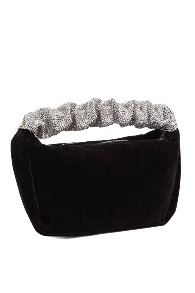 Jessica Bara Sasha Velvet Rhinestone Strap Clutch – JESSICA BARA