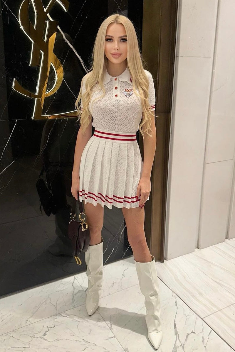 Jessica Bara Elphaba Two Piece Pleated Top And Skirt As Seen On Caroli ...